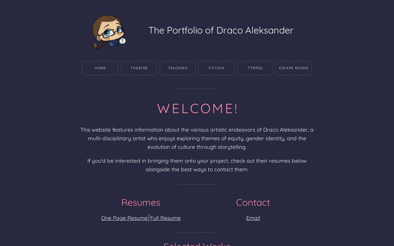 Draco Aleksander's Portfolio